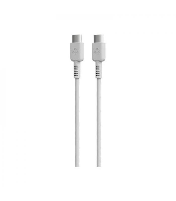 CABLE HUNE ECO USB-C A USB-C 100CM BLANCO NIEVE